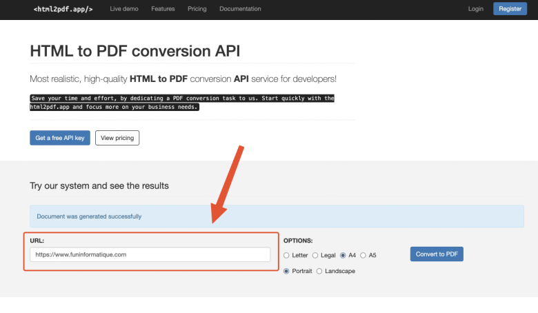 Convertir une page Web en PDF sans rien installer