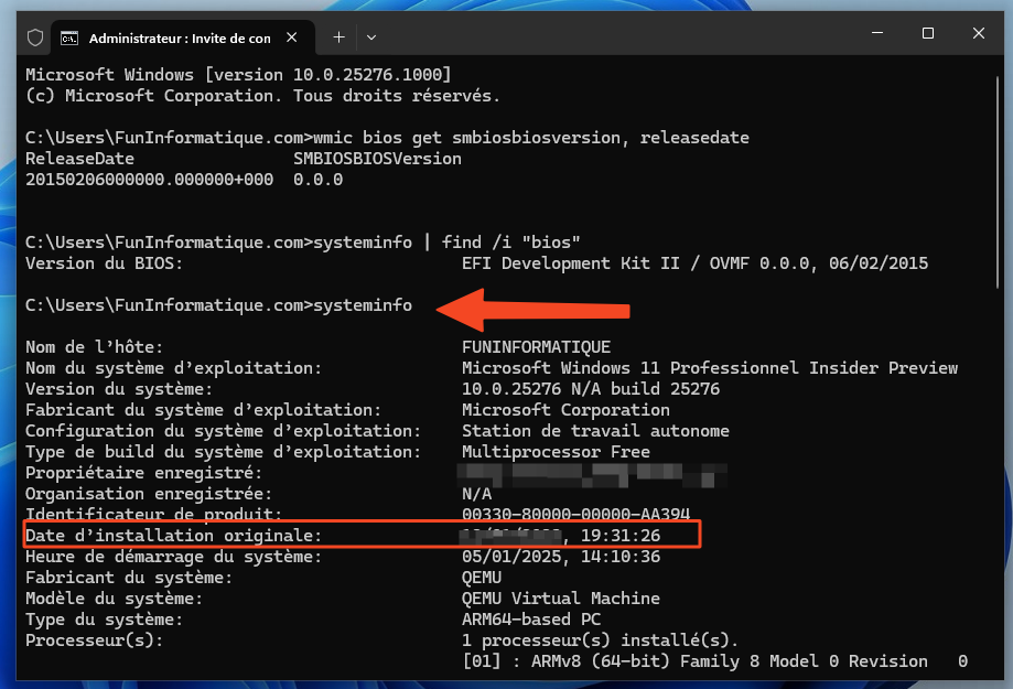 Savoir l’âge de son PC Windows