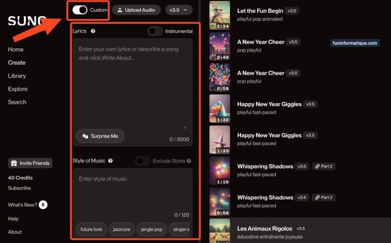 SUNO AI : Créez votre propre chanson avec l’IA, gratuitement