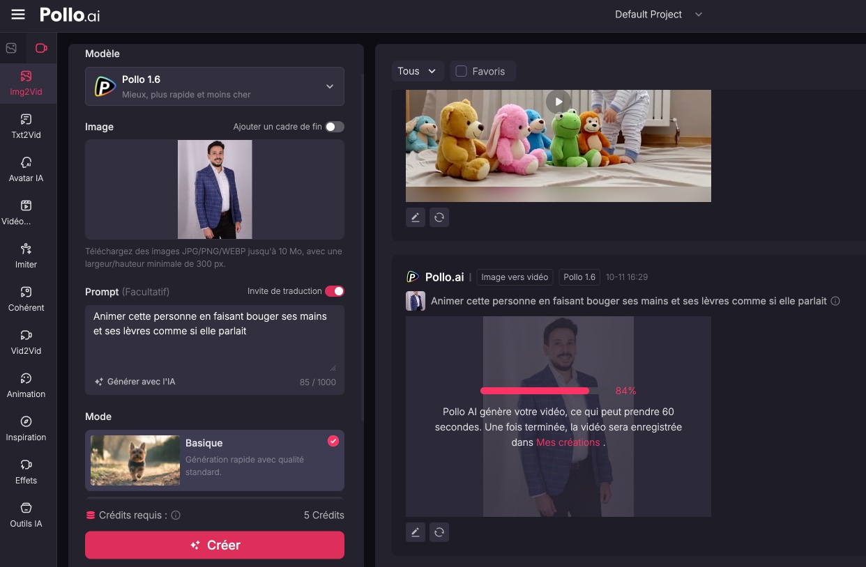 J’ai testé Pollo.ai : Pourquoi ce générateur vidéo IA se démarque